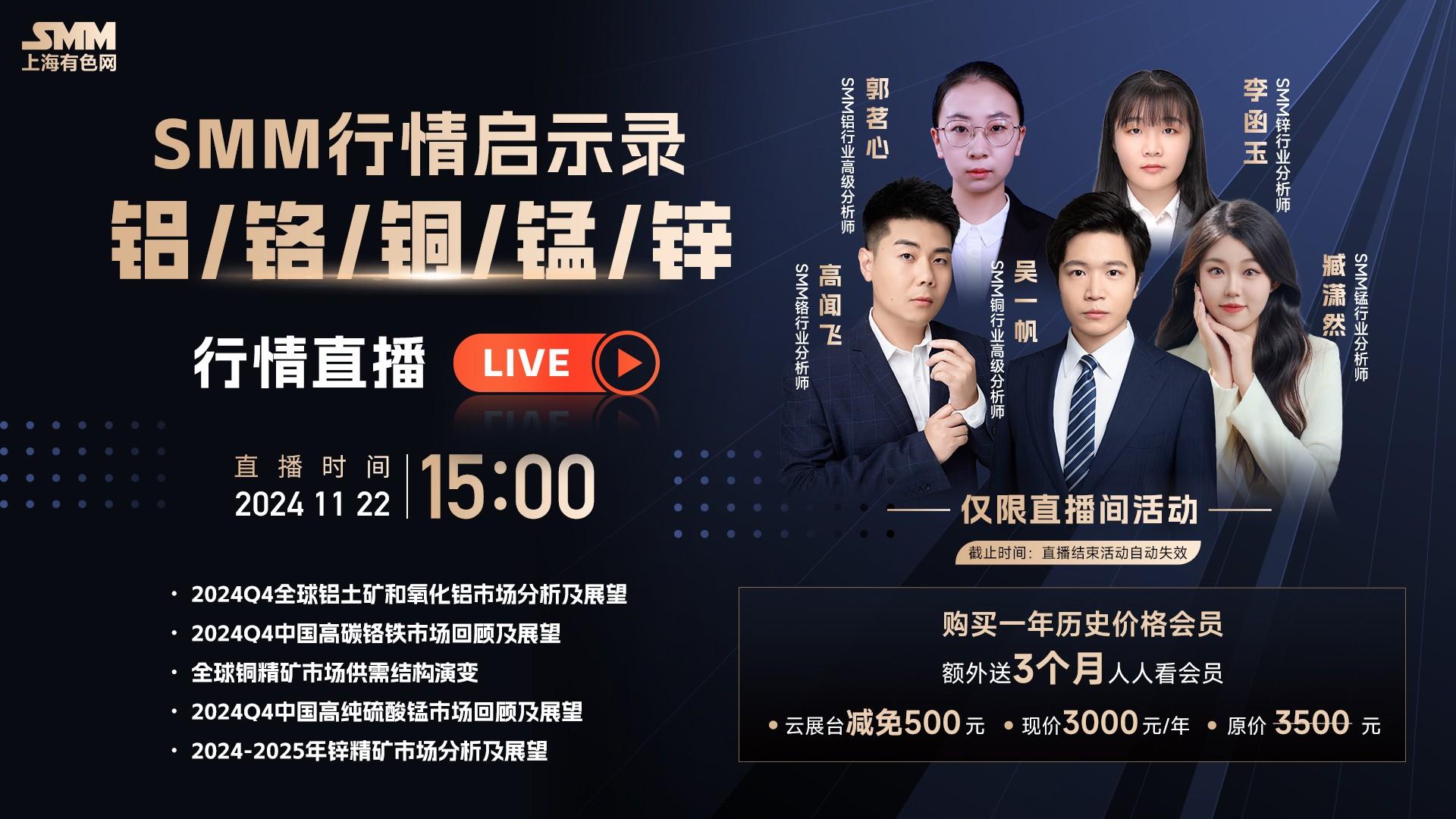 SMM上海有色_有色金属价格行情门户